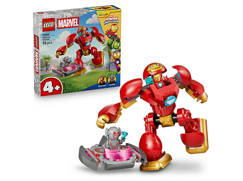 LEGO Disney Junior Marvel 11209 Ultron vs. Iron Man Bausatz, Mehrfarbig ...