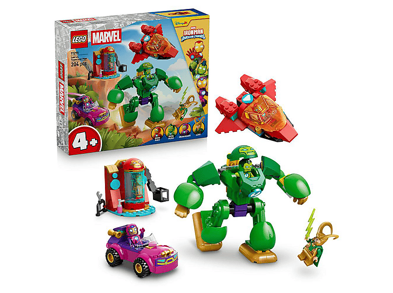 LEGO Disney Junior Marvel 11211 Loki vs. Team Iron Man Bausatz ...