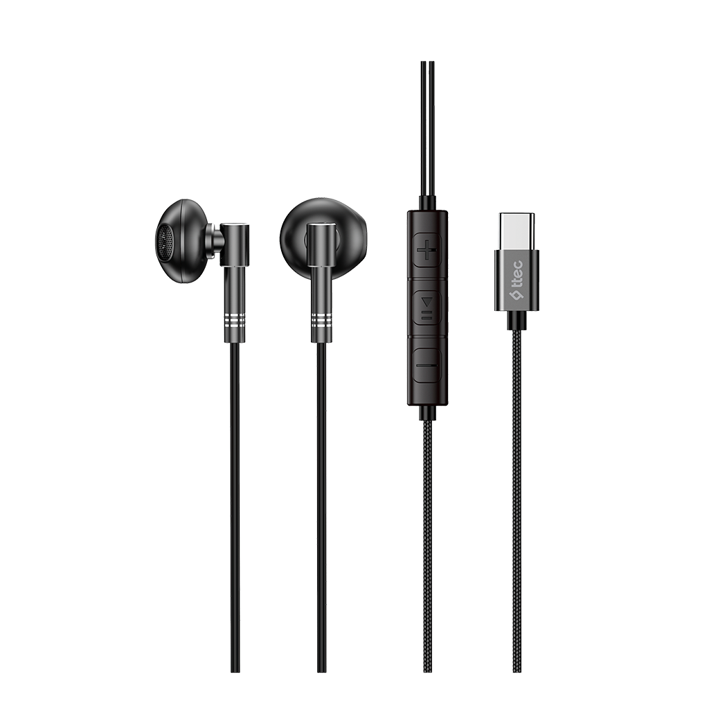 TTEC Rio Fit Style USB-C Stereo Mikrofonlu Kablolu Kulak İçi Kulaklık ...