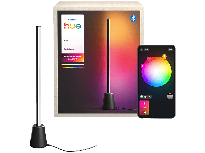 PHILIPS HUE Play LED tafellamp | entertainment - aanpasbaar wit en ...