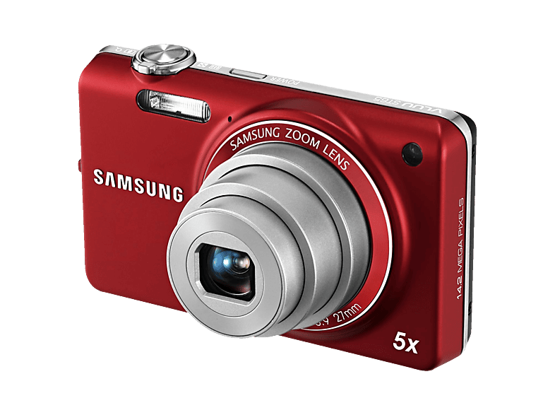 SAMSUNG EC-ST65 Kompaktkamera Rot, 5x opt. Zoom, TFT-LCD | MediaMarkt