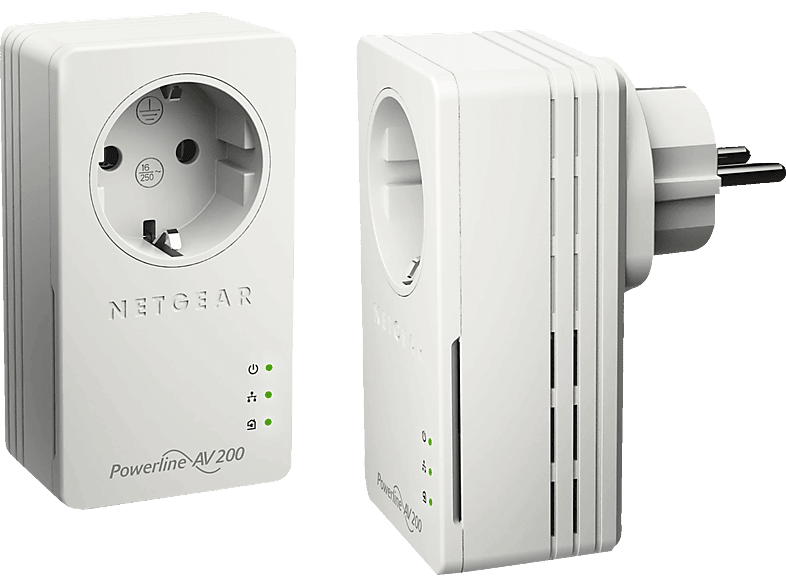 NETGEAR XAVB1601-100GRS POWERLINE AV+ 200 NANO ADAPTER SET | MediaMarkt