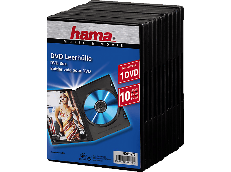 HAMA DVD boxen | 10 stuks (51276) | MediaMarkt