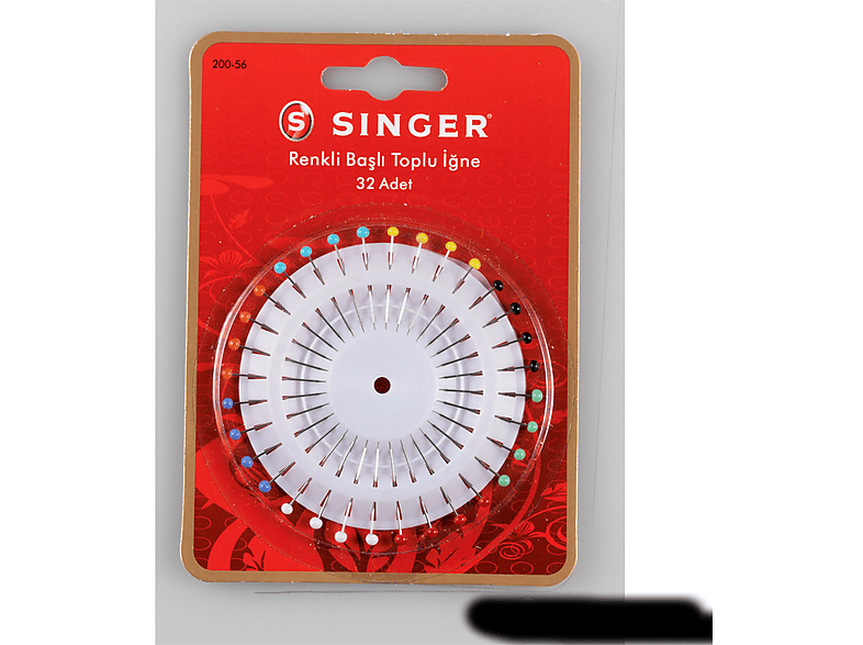 SINGER 200-56 Renkli Başlı Toplu İğne (32 adet ) Fiyat & Özellik ...