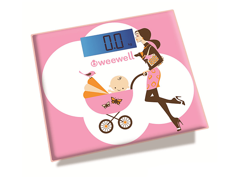 WEEWELL WWD722 Dijital Anne & Bebek Tartısı Pembe Fiyat & Özellik ...
