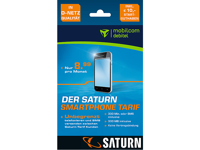 SATURN Smartphone Basis Startercard | MediaMarkt