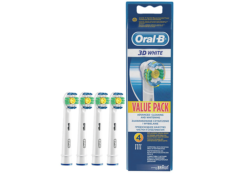 ORAL B EB18 3DW 3+1 Diş Fırçası Başlığı Fiyat & Özellik | MediaMarkt
