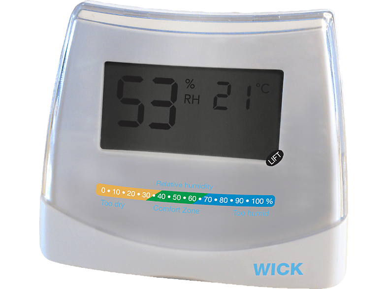 Hygro-/Thermometer WICK W 70 DA Hygro-/Thermometer Weiß | MediaMarkt