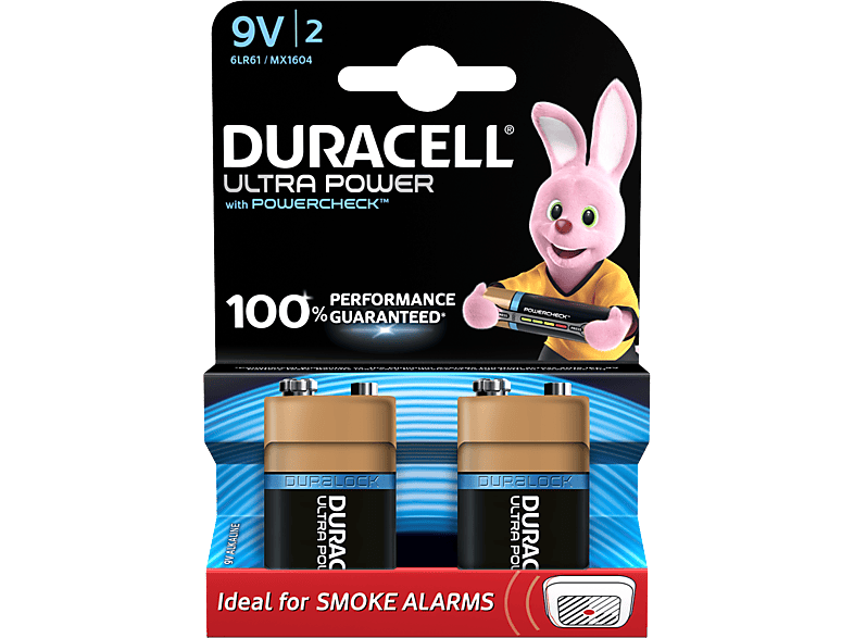 DURACELL Ultra Power 9V 2-pack kopen? | MediaMarkt