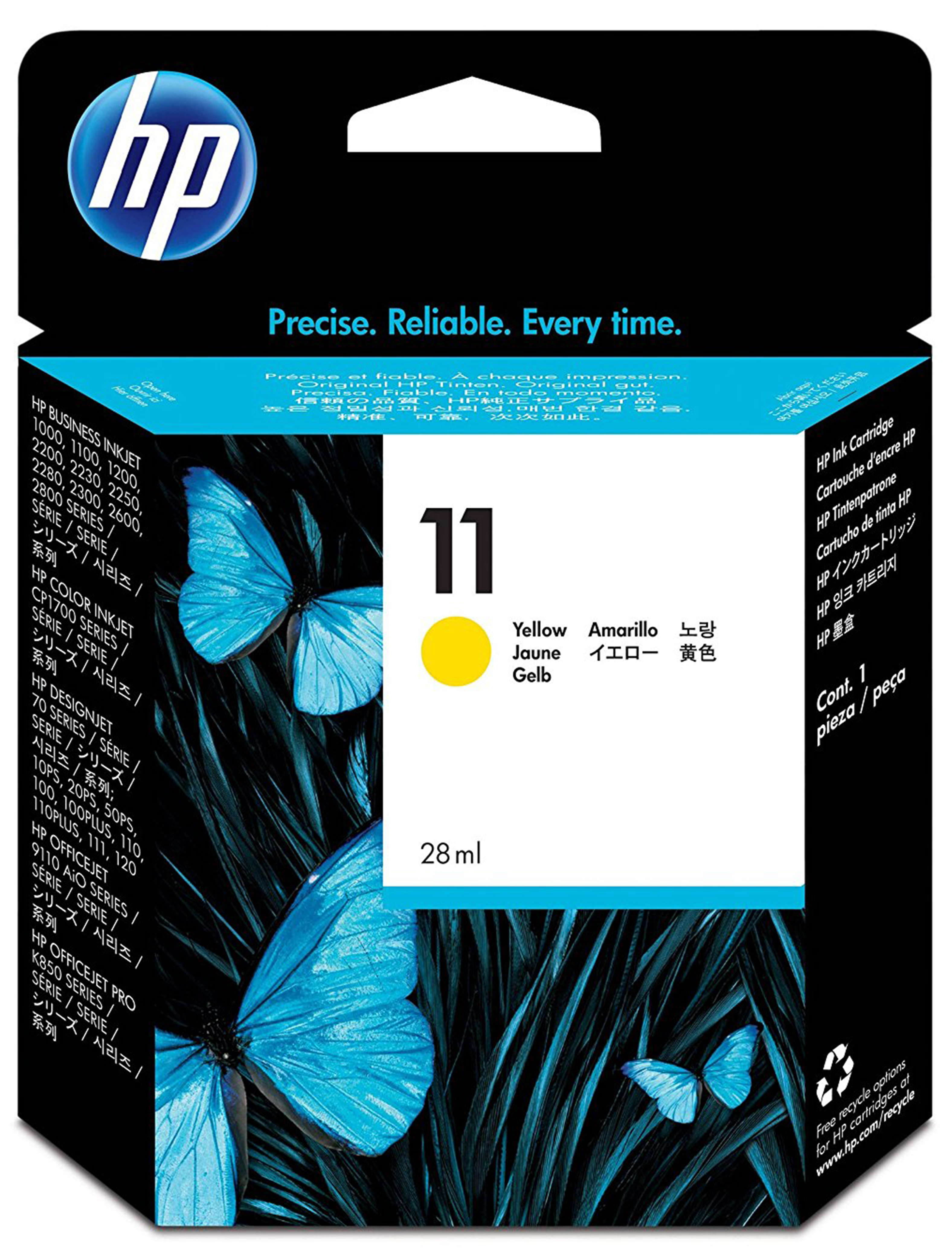 Cartucho de tinta | HP 11, Amarillo, C4838A