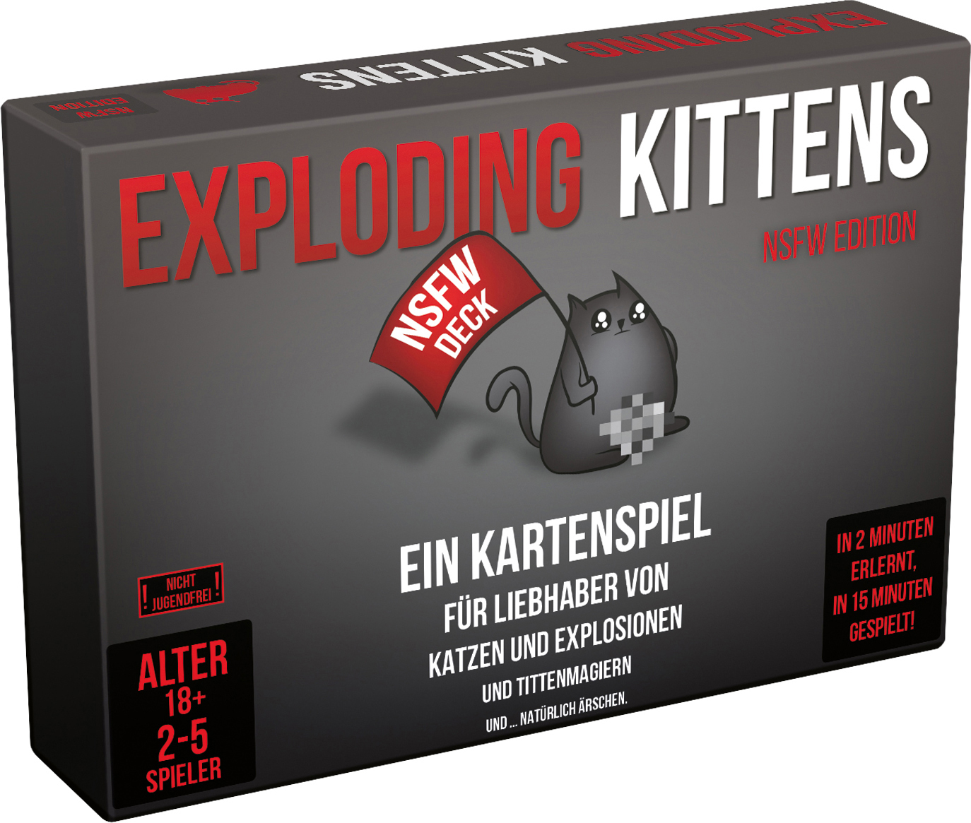 ASMODEE Exploding Kittens NSFW Edition Gesellschaftsspiel Mehrfarbig Kartenspiele | MediaMarkt