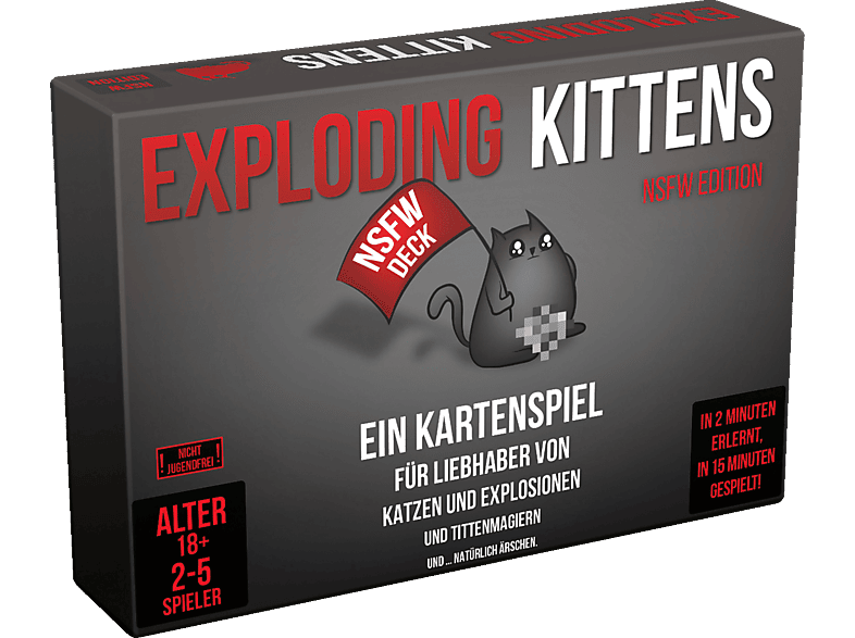ASMODEE Exploding Kittens NSFW Edition Gesellschaftsspiel Mehrfarbig | MediaMarkt