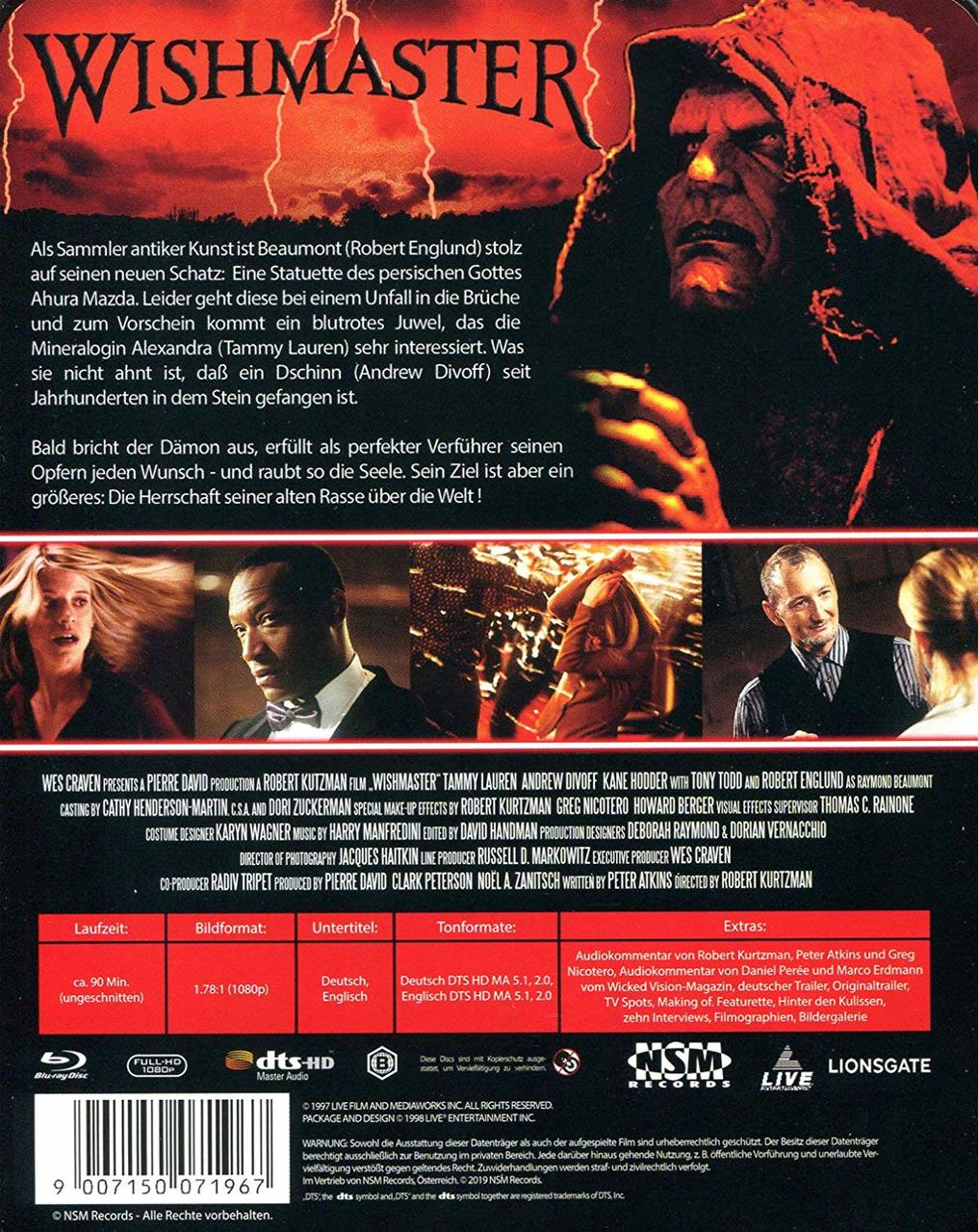 Wishmaster (Blu-ray) (Steelbook) Blu-ray online kaufen | MediaMarkt