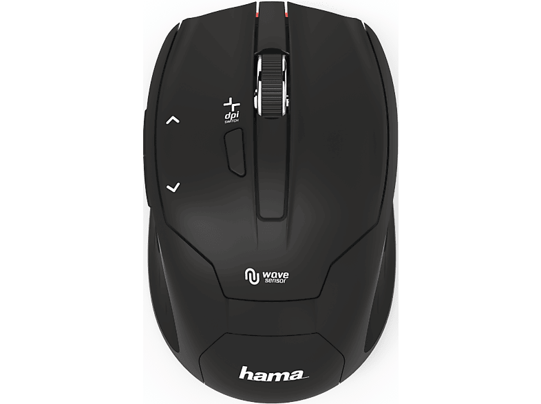 HAMA 182639 Kompakte Funkmaus "Milano", Schwarz | MediaMarkt