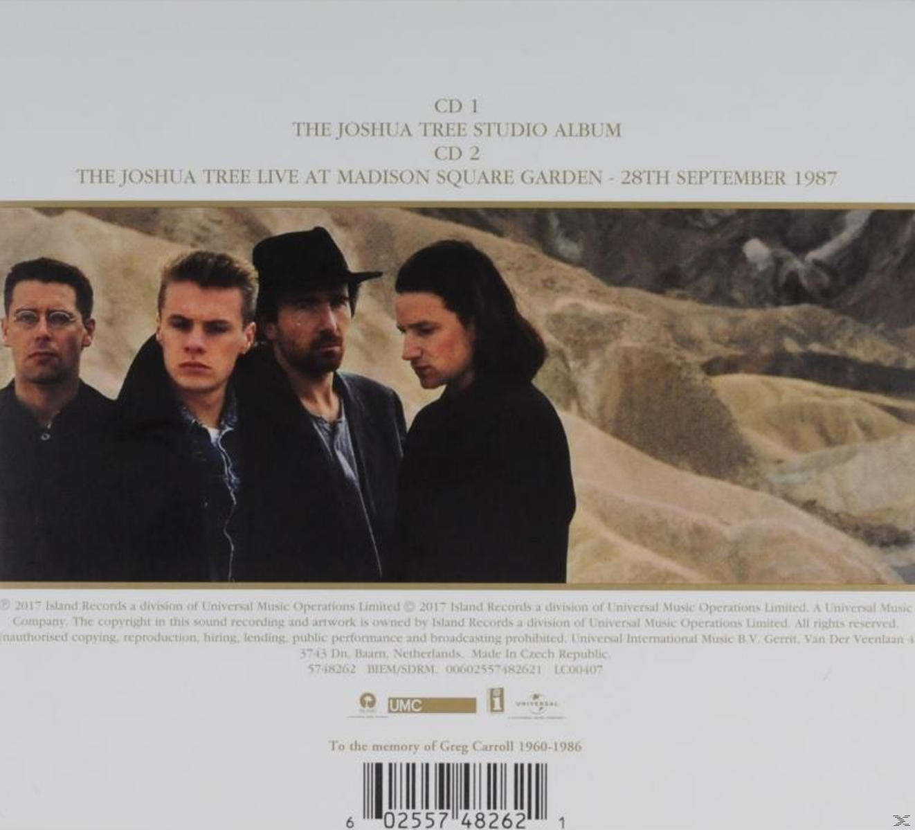 U2 | The Joshua Tree (30th Anniversary)(LTD 2CD Deluxe) - (CD) | MediaMarkt