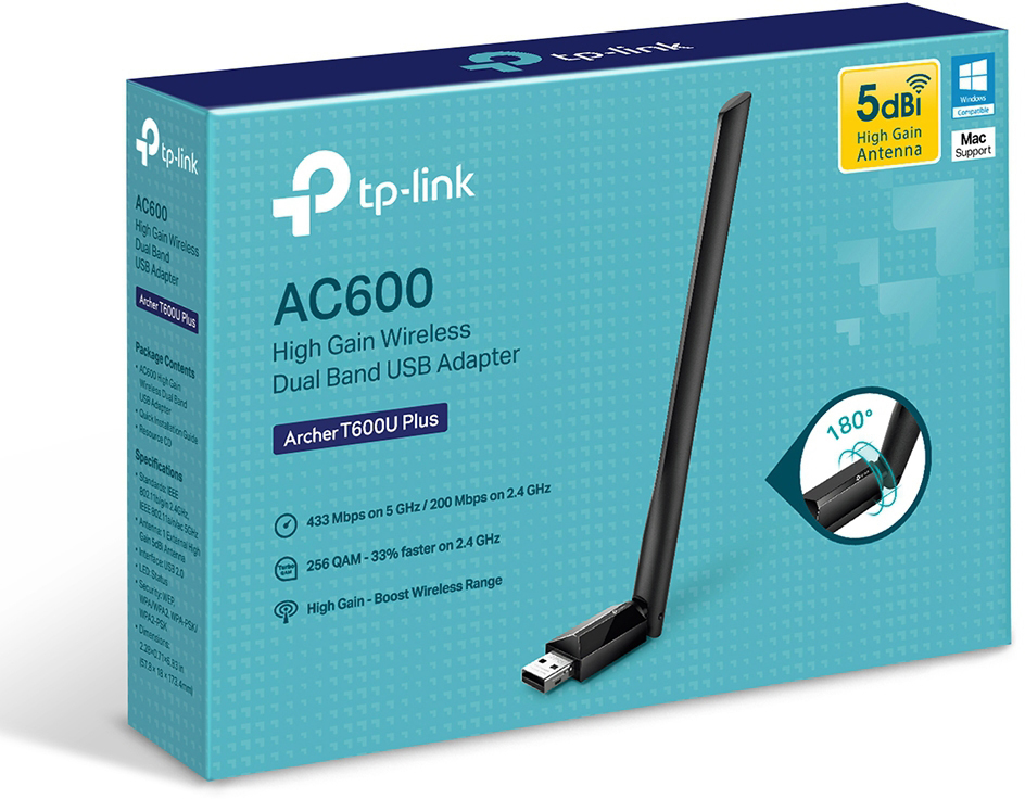 TP-LINK AC600-High-Gain-Dualband-USB-WLAN-Adapter