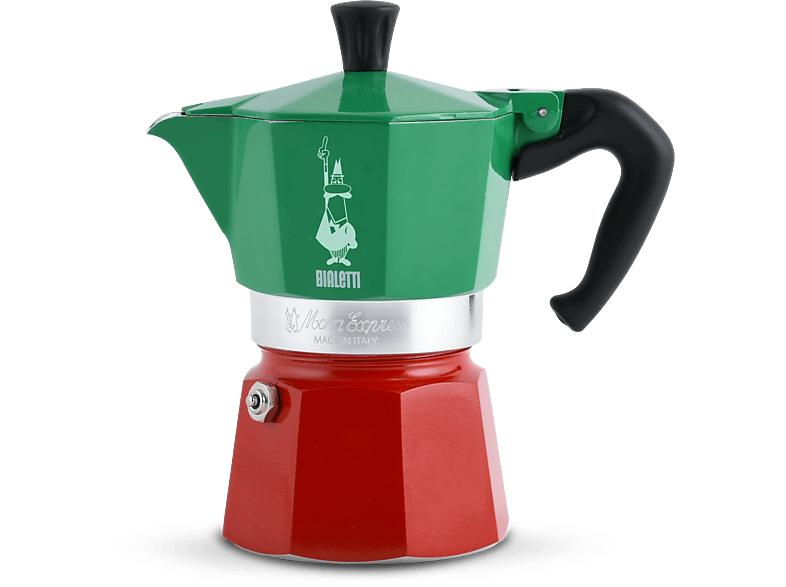 BIALETTI Espressokocher Mokka Express Tricolore 3 Tassen | MediaMarkt