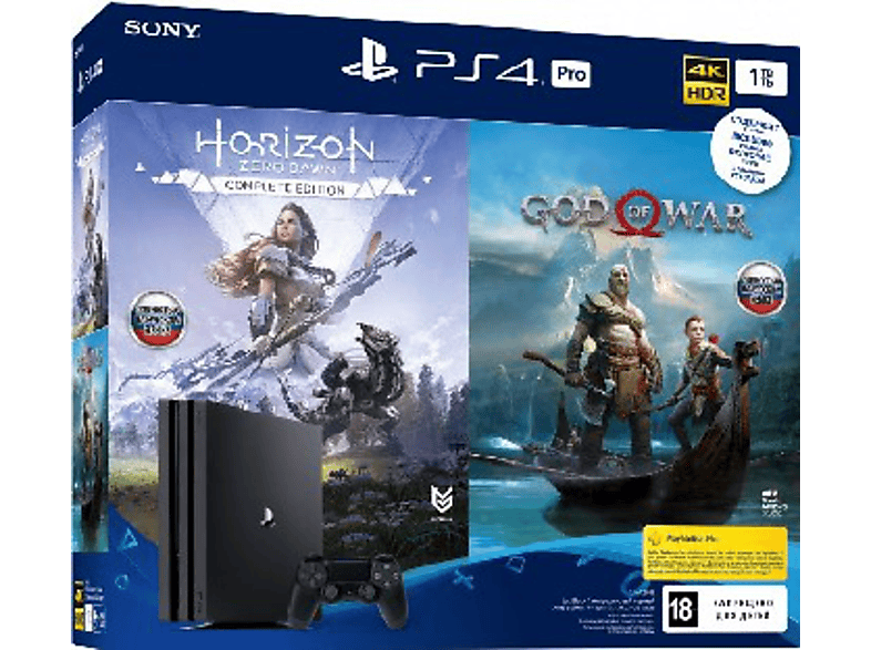 Consola | Sony PS4 Pro 1 TB + God of War + Horizon: Zero Dawn Complete ...