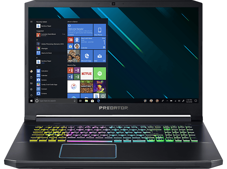 ACER Predator Helios 300 (PH317-53-78BK) | 17,3 Zoll - Intel® Core™ i7 ...