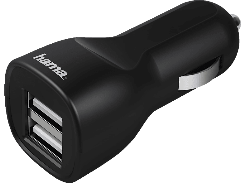 HAMA 173624 Autolader Duo 2.4A Zwart kopen? | MediaMarkt