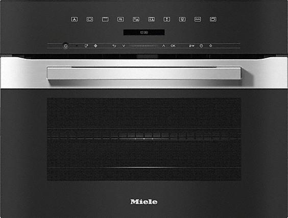MIELE H7240BM Kompakt-Backofen mit Mikrowelle (43 l, Edelstahl ...