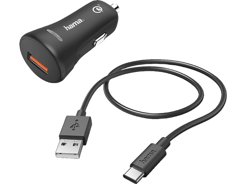 HAMA 183231 Autolader Set USB-C QC 3.0 3A kopen? | MediaMarkt