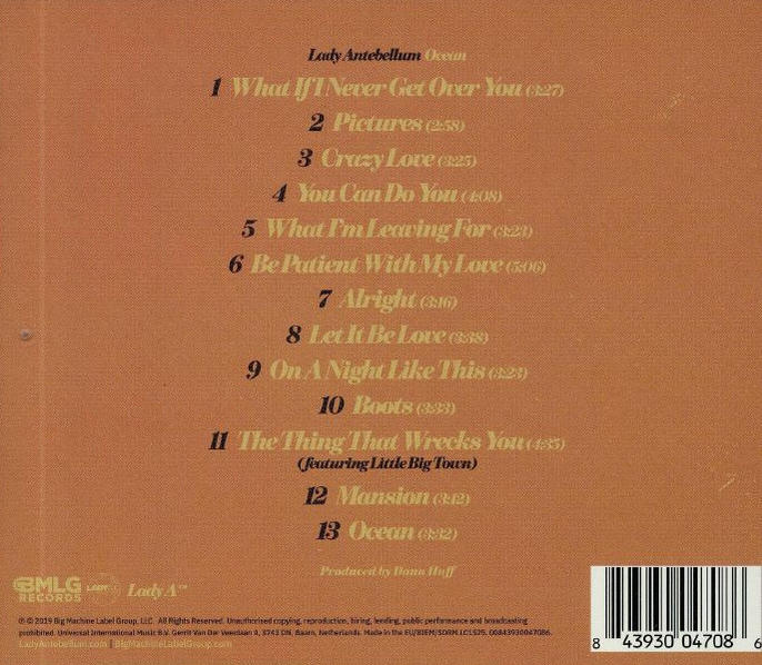Lady Antebellum | Lady Antebellum - OCEAN - (CD) Rock & Pop CDs ...