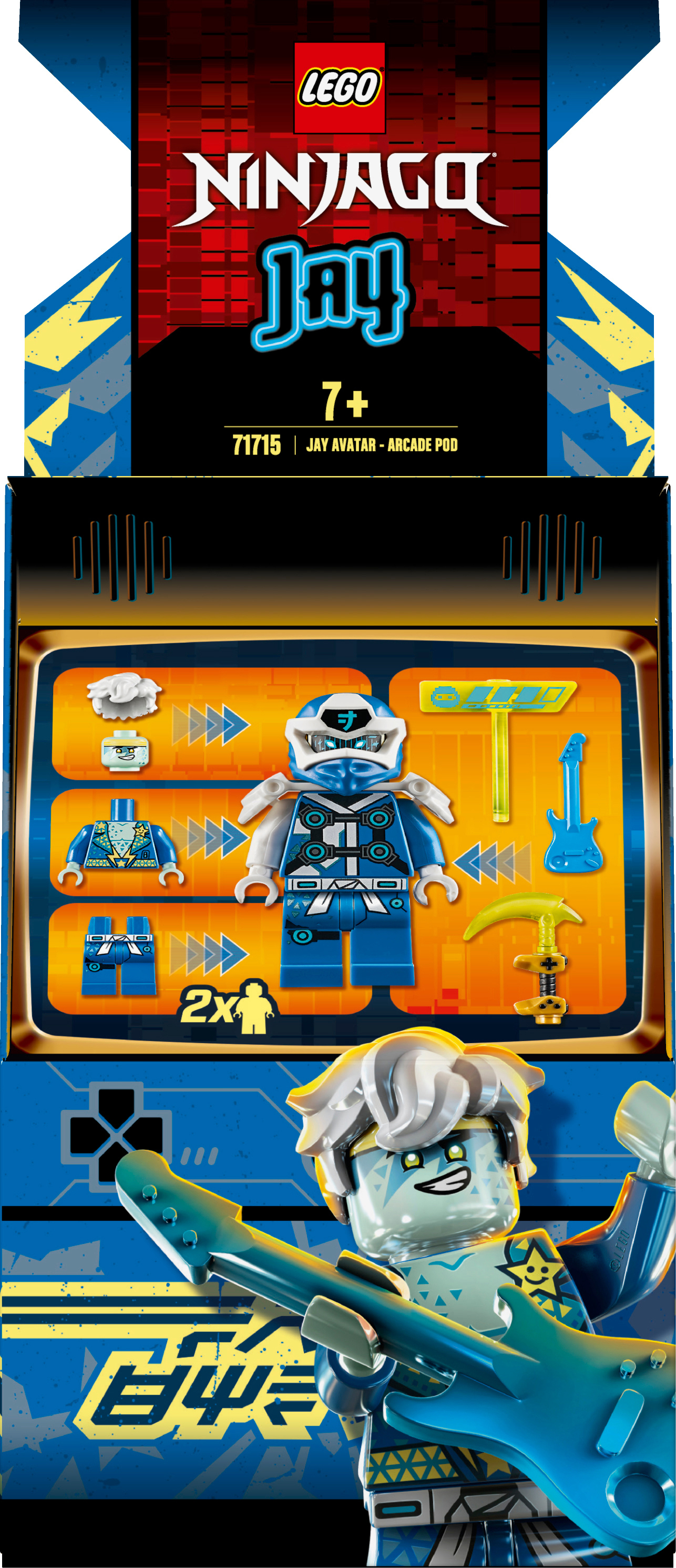 LEGO 71715 Avatar Jay | Arcade Kapsel Spielset, Mehrfarbig | MediaMarkt