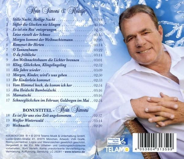 Hein Simons, Heintje | Heintje und Ich:Weihnachten - (CD) Hein Simons ...