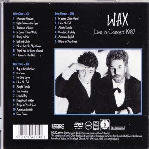 Wax | Live In Concert..-Digi- - (CD + DVD Audio) Wax auf CD + DVD Audio ...