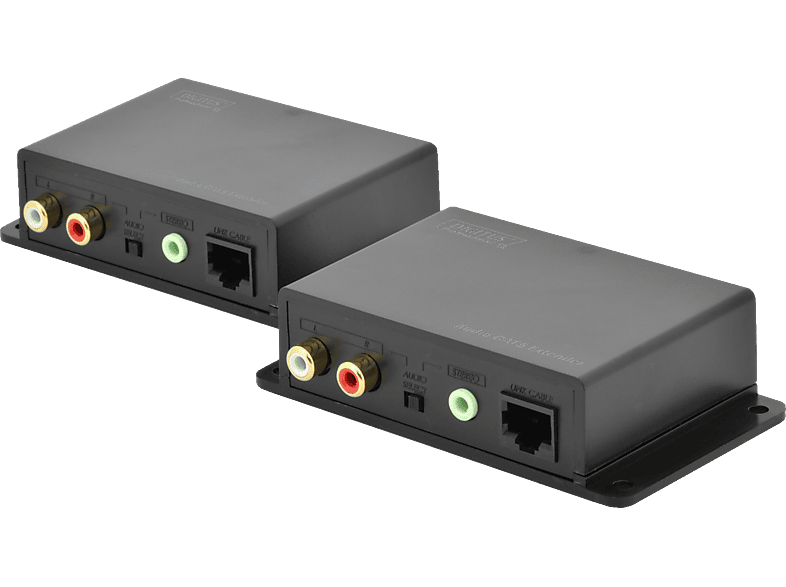DIGITUS DS-56100 Cat-5 Audio Extender für bis zu 600m mit Empfänger und ...