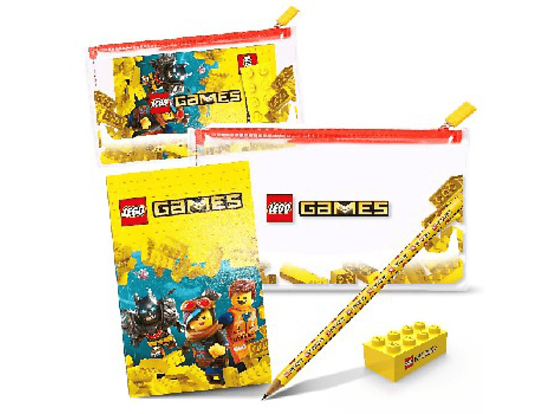Kit de papelería | Lego Stationary Warner: Estuche, cuaderno, lápiz y ...