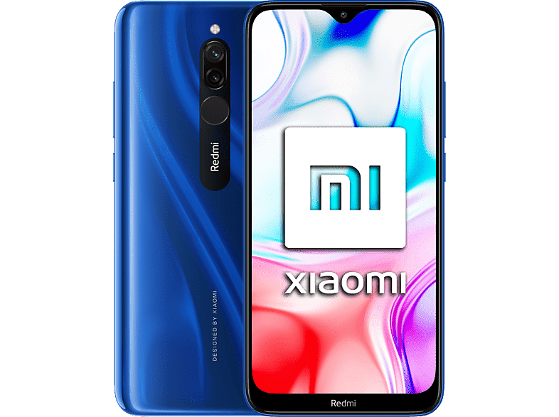 Móvil | Xiaomi Redmi 8, Azul, 32 GB, 3 GB RAM, 6.22" HD+, Snapdragon ...