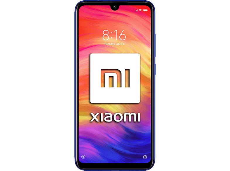 Móvil | Xiaomi Redmi Note 7, Azul, 64 GB, 4 GB RAM, 6.3" Full HD+, Snapdragon 660, 4000 mAh, Android