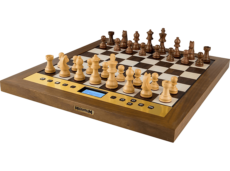 MILLENNIUM 2000 Schachcomputer The King Performance (M830) Braun ...