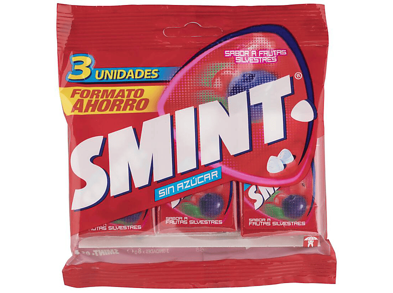 Chicles | Chupa Chups Smint Tabs, Sabor frutas del bosque, 3 unidades ...