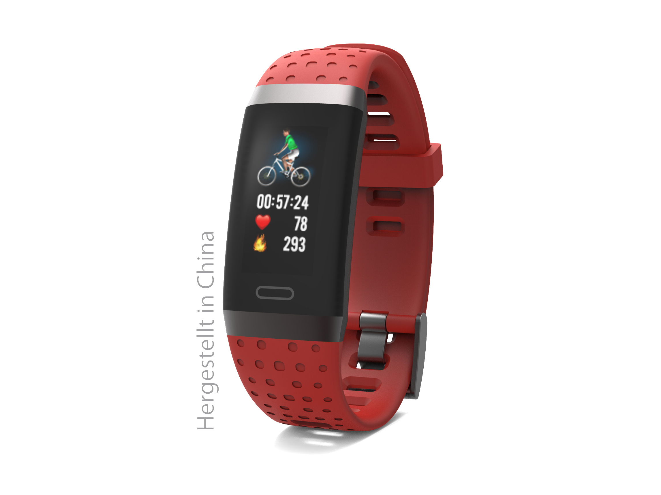 SWISSTONE SW 380 HR Fitnesstracker Thermoplastisches Polyurethan, 220 ...