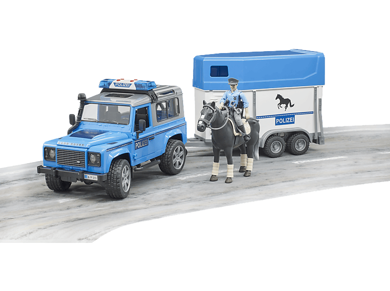 BRUDER Land Rover Defender Polizeifahrzeug Spielzeugauto | SATURN