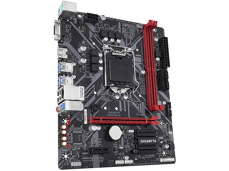 Placa base | Gigabyte B365M H, Micro ATX, Sócket H4, Hasta 32 GB, Negro ...