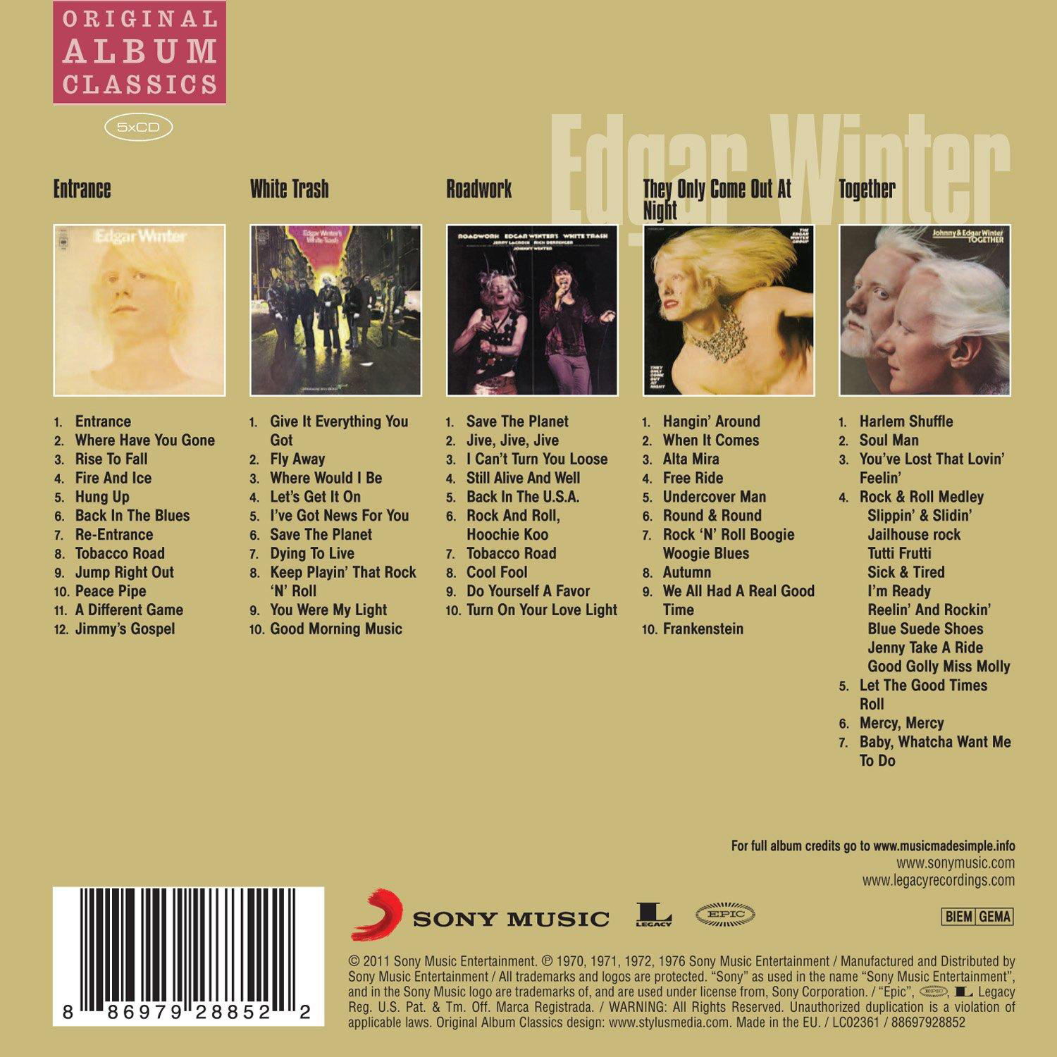 Edgar Winter | Original Album Classics - (CD) Edgar Winter auf CD ...