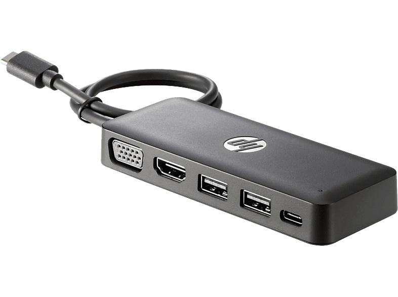 HP | B2B USB-C Travel HUB, Schwarz | SATURN