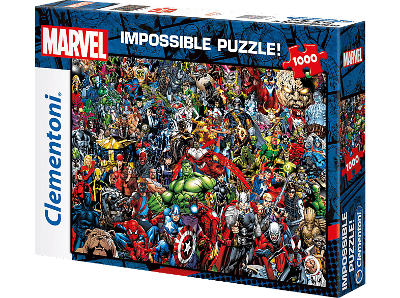 CLEMENTONI Puzzle Marvel Impossible Puzzle 1000 Teile Puzzle | MediaMarkt