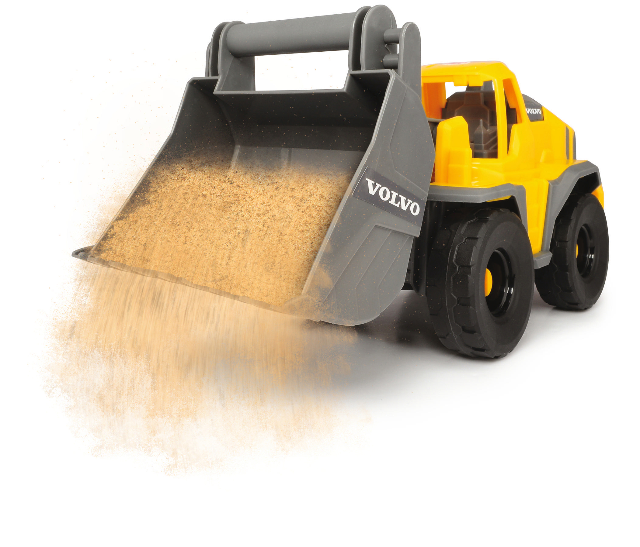 DICKIE-TOYS Volvo On-site Loader, Spielzeug-Radlader mit Freilauf ...