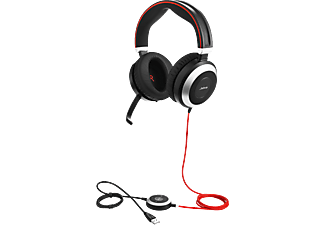 JABRA Evolve 80 UC binaural USB-C NC Headset Schwarz | MediaMarkt