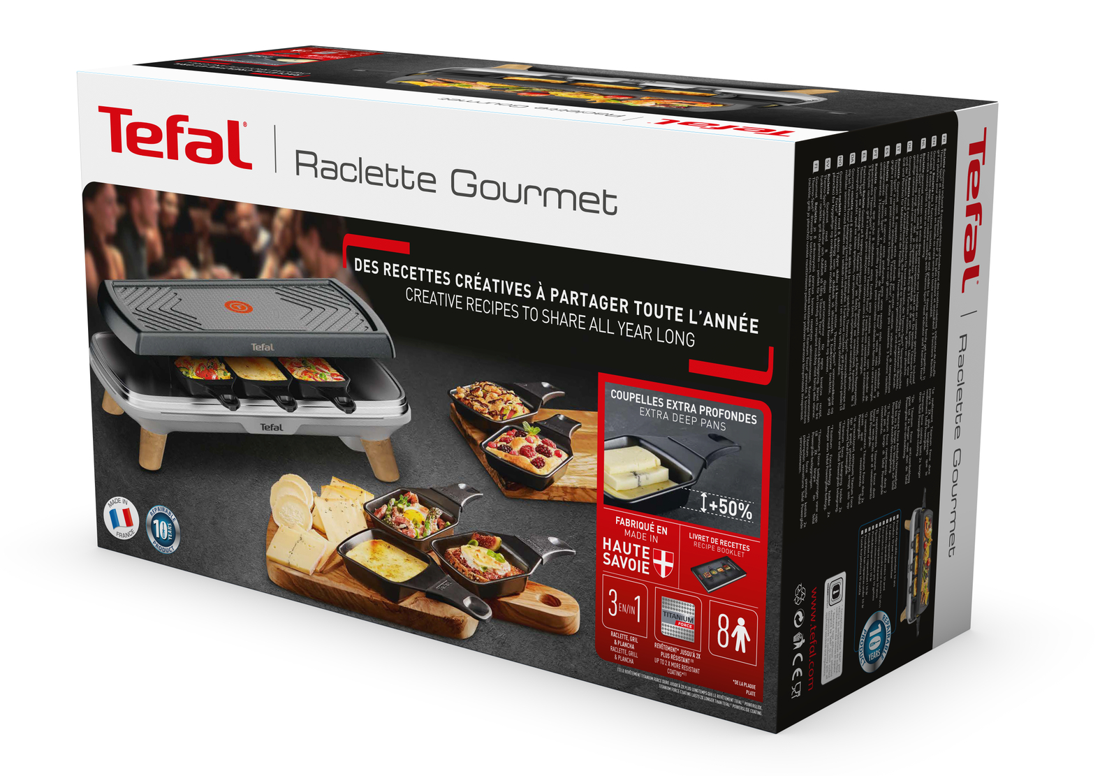 TEFAL Raclette Gourmet 3-in-1 RE610D kopen? | MediaMarkt