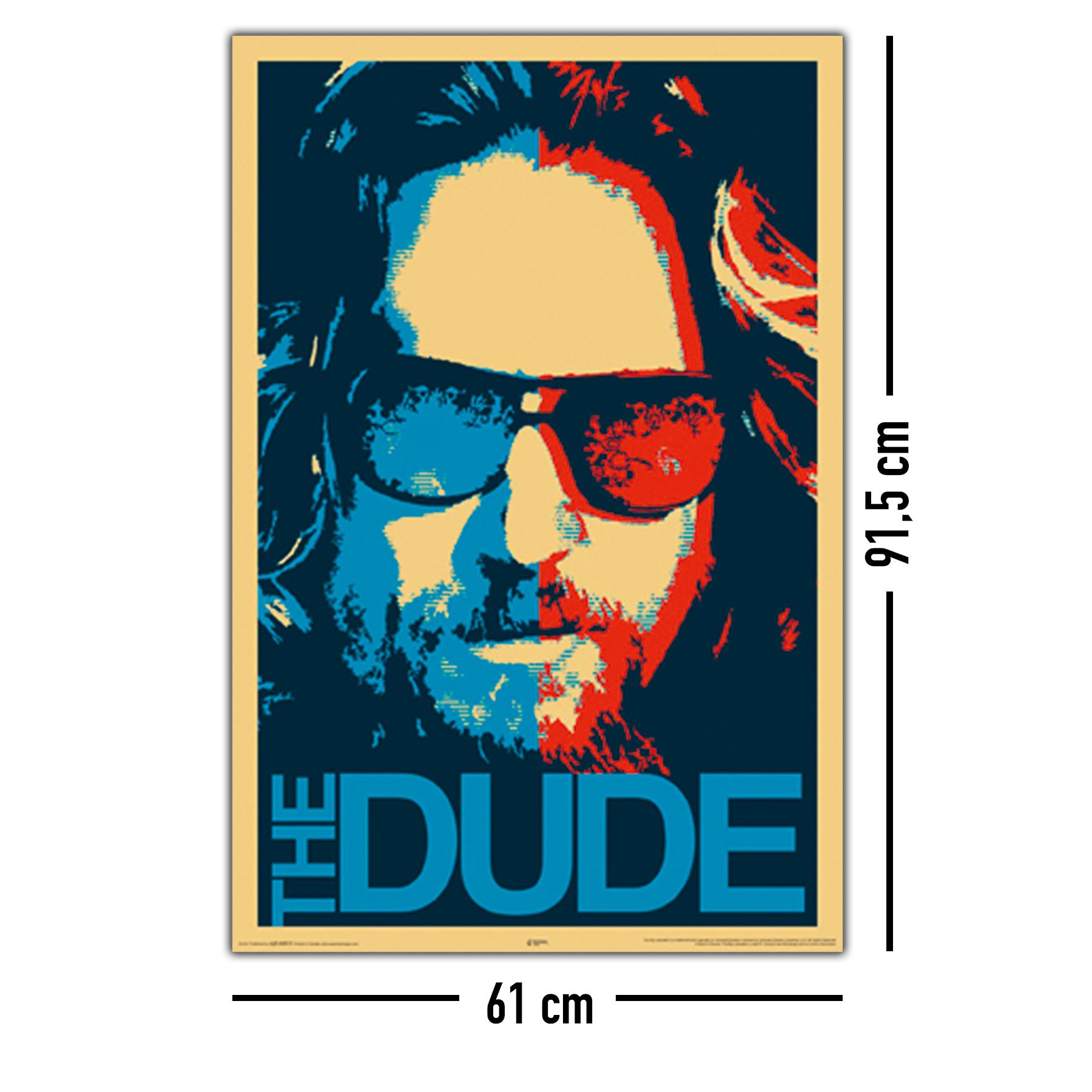 CLOSE UP The Big Lebowski Poster The Dude Großformatige Poster ...