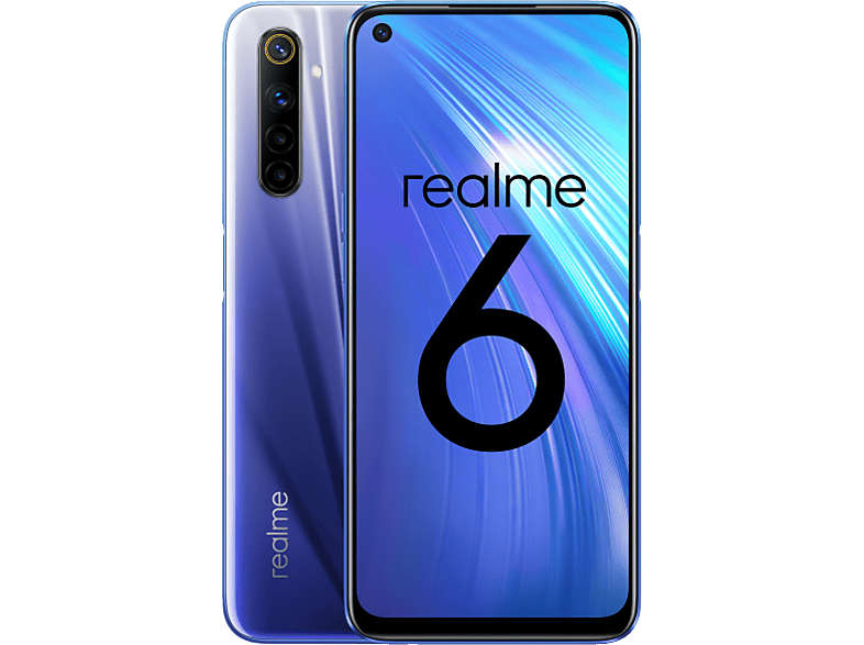 Móvil | realme 6, Azul, 128 GB, 8 GB, 6.5 " Full HD, G90T, 4300 mAh ...