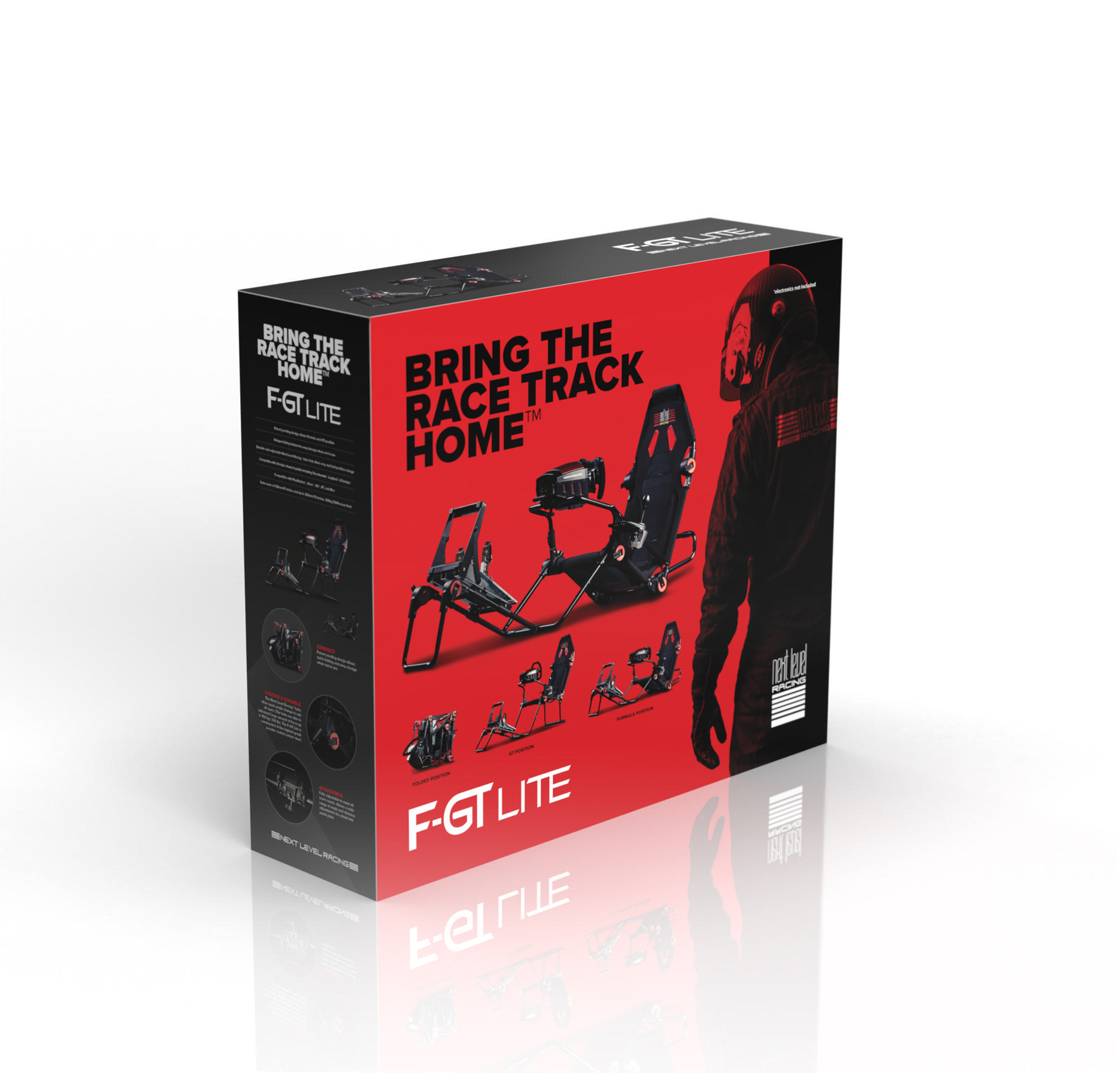 NEXT LEVEL RACING ® F-GT Lite Formula and GT Foldable Simulator Cockpit ...