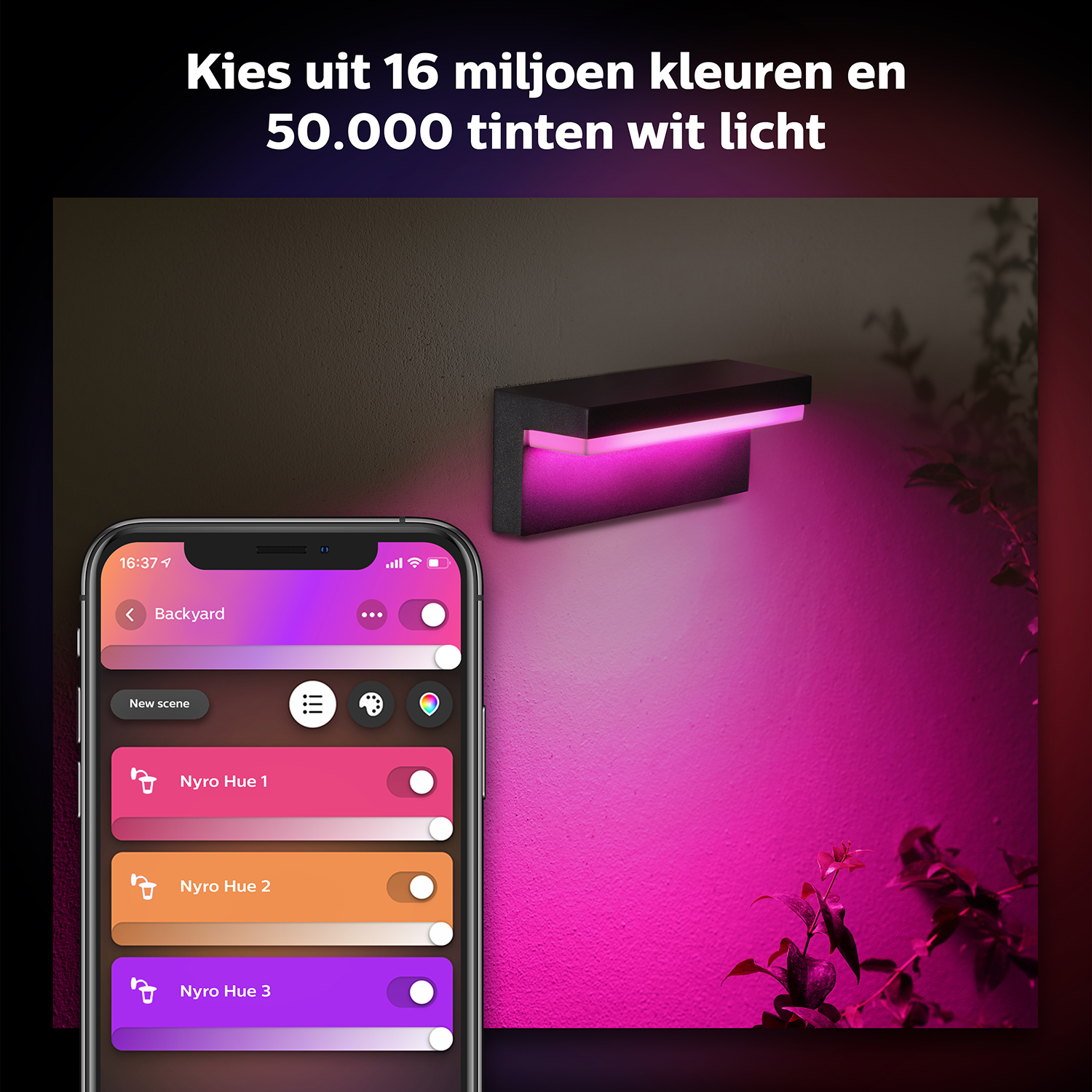 PHILIPS HUE Nyro muurlamp | wit en gekleurd licht kopen? | MediaMarkt