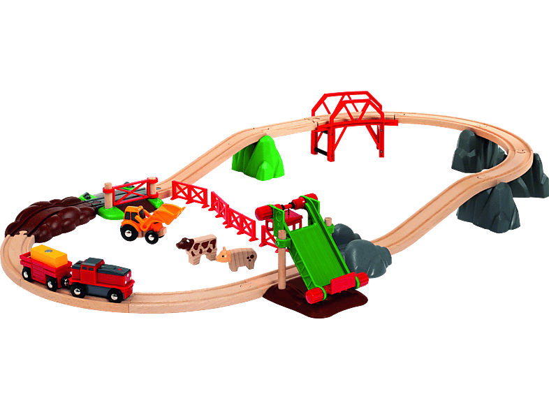 BRIO Großes BRIO Bahn Bauernhof-Set RW Sets Mehrfarbig Holzspielzeug ...